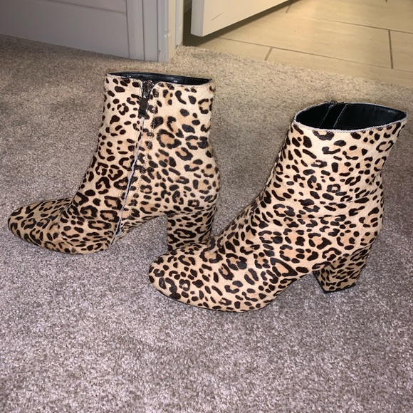 Halogen | Shoes | Cheetah Booties | Poshmark
